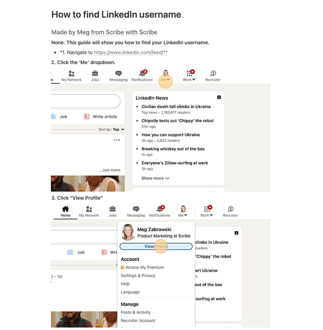 Exporting a Scribe to Markdown – Scribe Support Portal